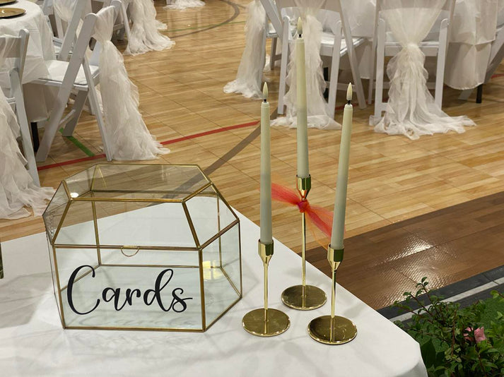 Glass Card Box – Rigby Wedding Rentals